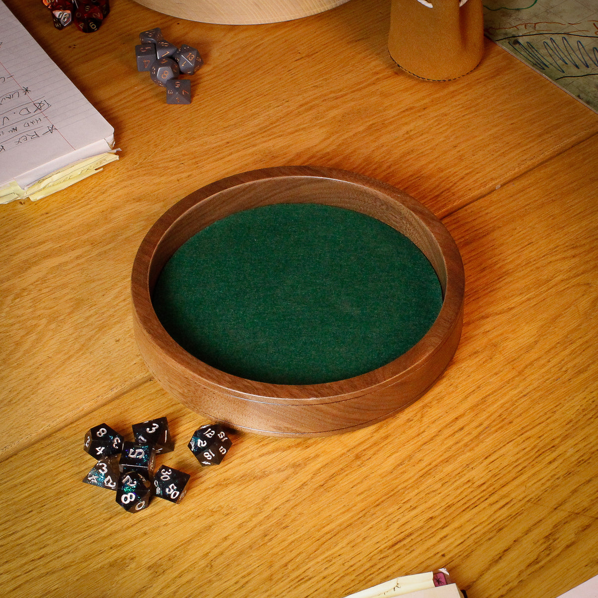 Adventurers Token Dice Tray — Handmade Wooden Dice Tray | Ones ...